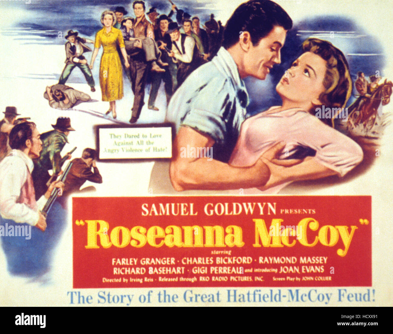 ROSEANNA McCOY, Farley Granger, Joan Evans, 1949 Stock Photo - Alamy