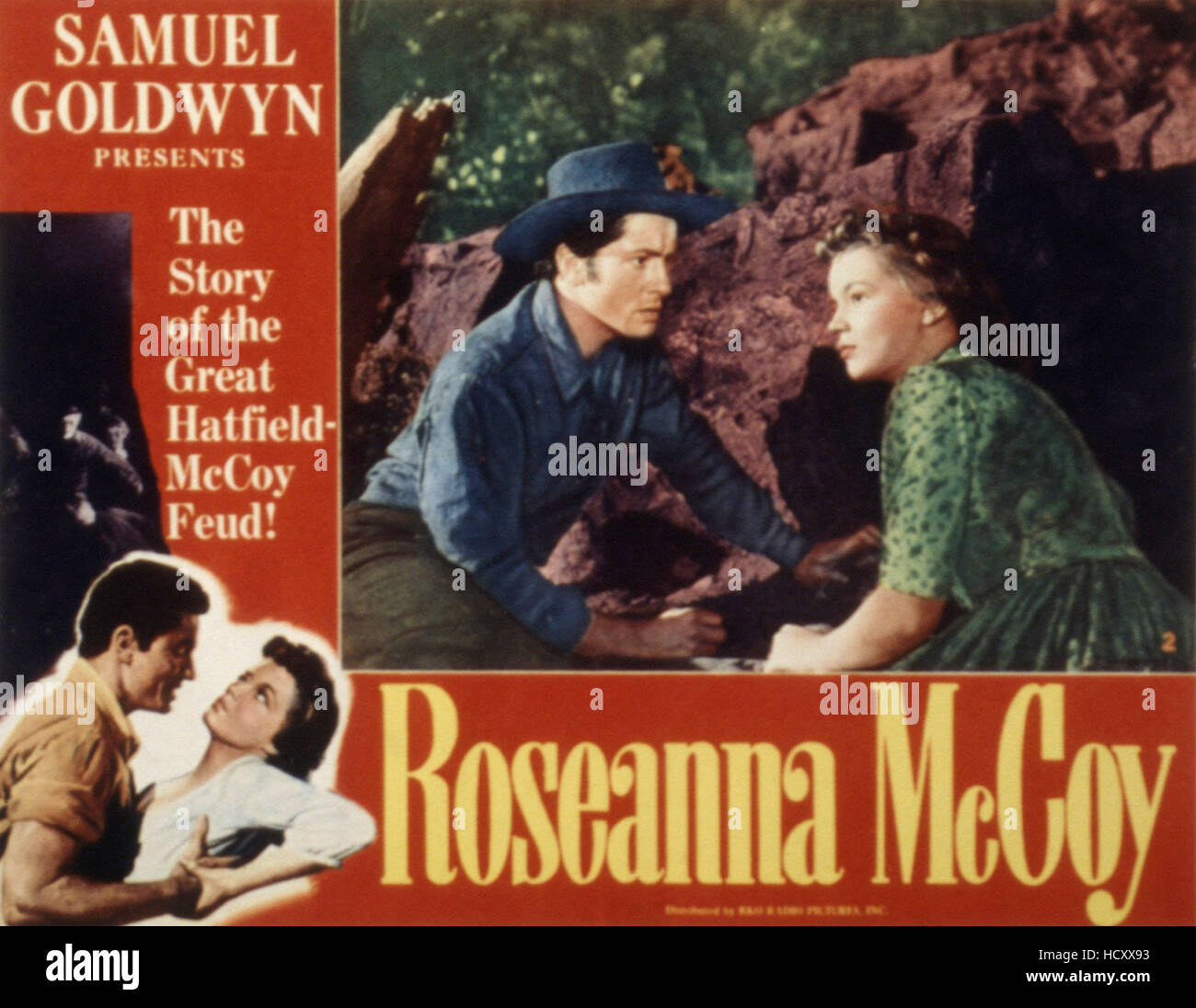 ROSEANNA McCOY, Farley Granger, Joan Evans, 1949 Stock Photo - Alamy