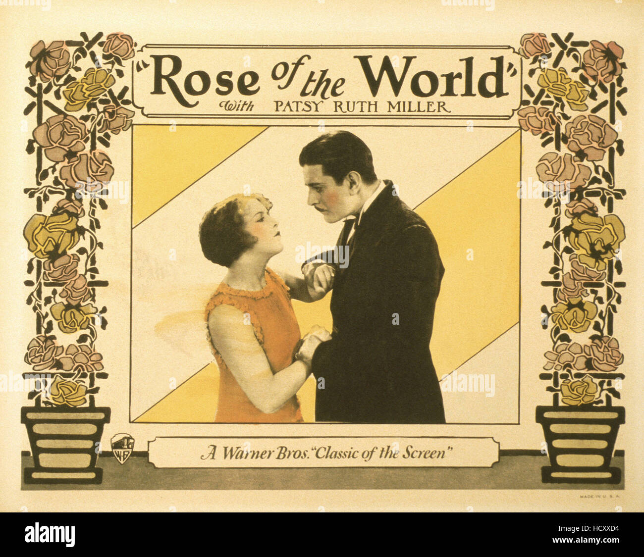 ROSE OF THE WORLD, US lobbycard, from left: Patsy Ruth Miller, Allan ...