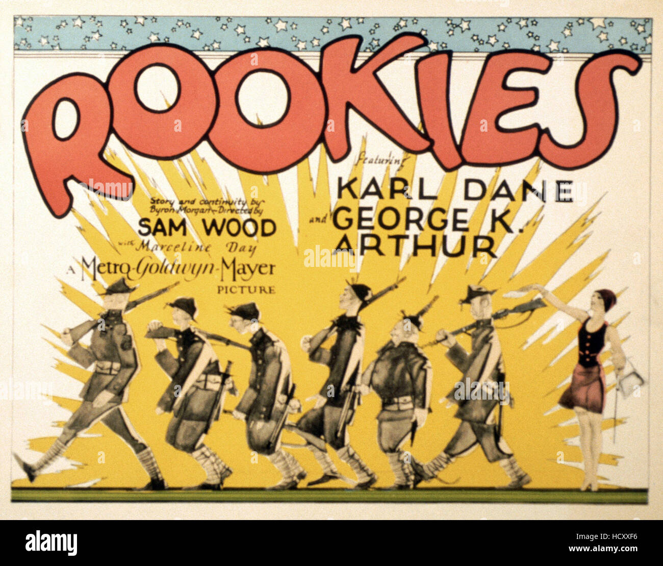 ROOKIES, US poster, 1927 Stock Photo - Alamy