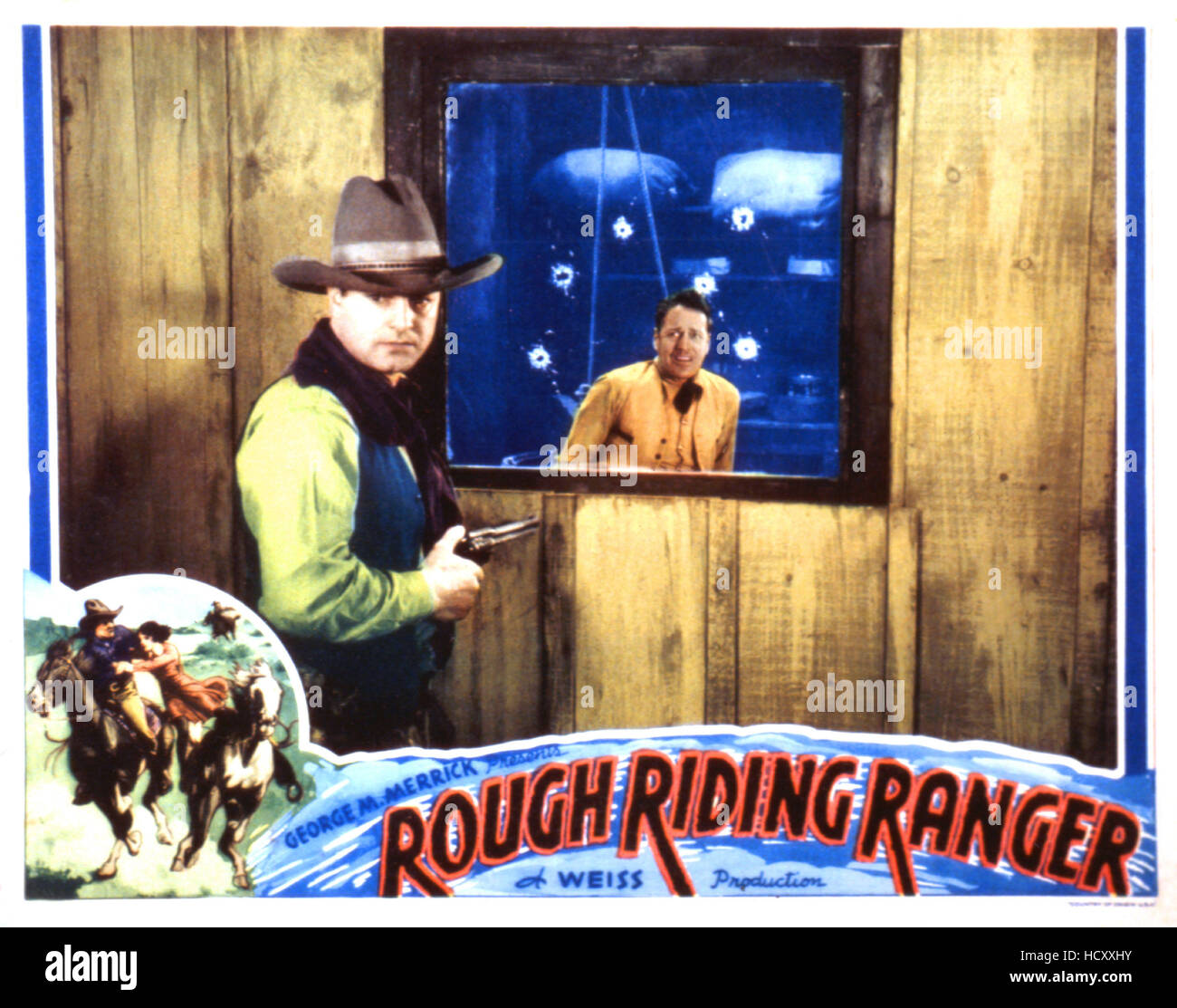 ROUGH RIDING RANGER, Rex Lease, 1935 Stock Photo - Alamy