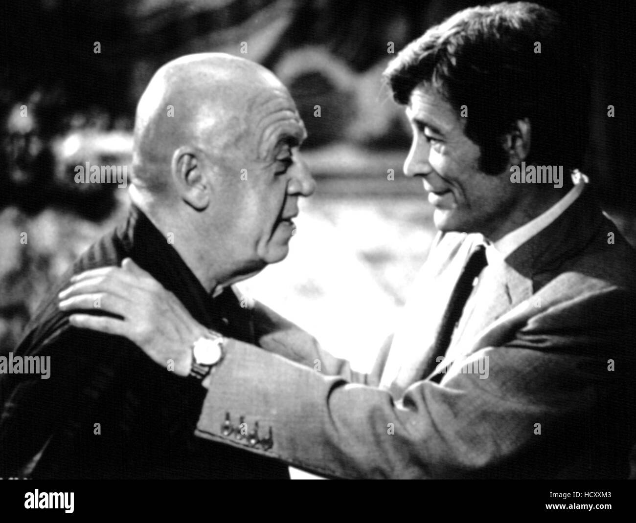 ROSEBUD, director Otto Preminger, Peter O'Toole on set, 1975 Stock ...
