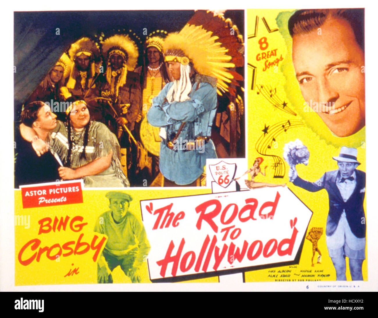 THE ROAD TO HOLLYWOOD, Bing Crosby, June Gittelson, 1947 [scene in clip ...