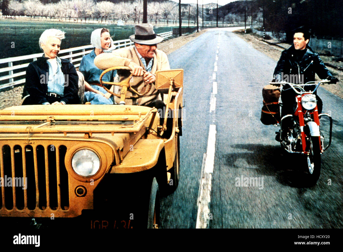 ROUSTABOUT, Barbara Stanwyck, Joan Freeman, Leif Erickson, Elvis ...