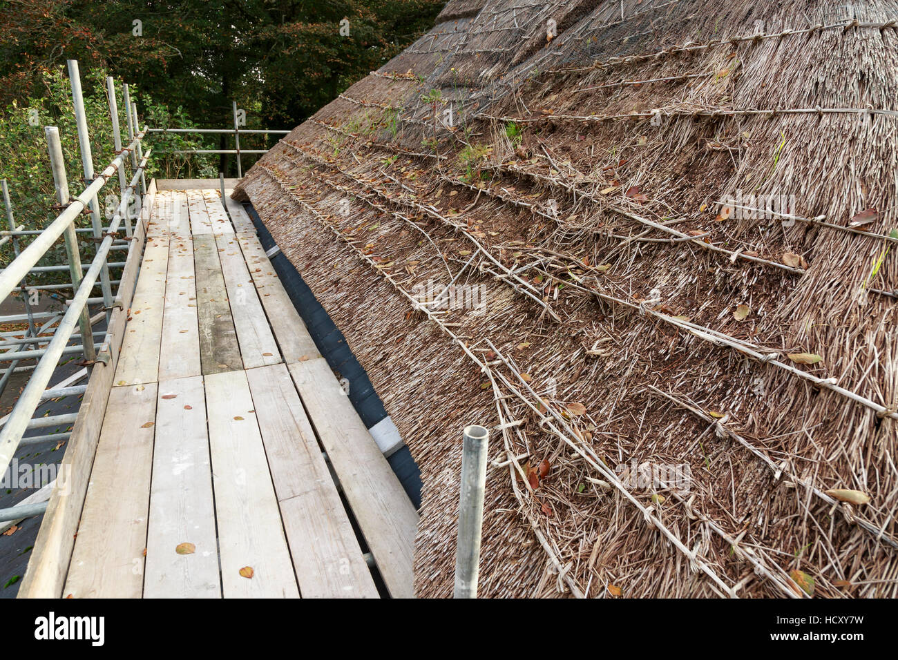 Roof scaffold hi-res stock photography and images - Alamy