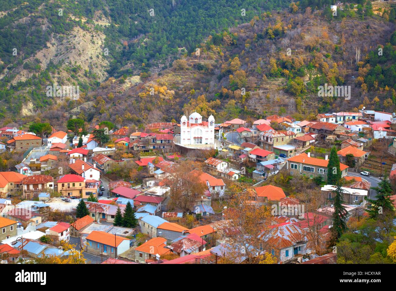 Pedoulas village cyprus hi-res stock photography and images - Alamy