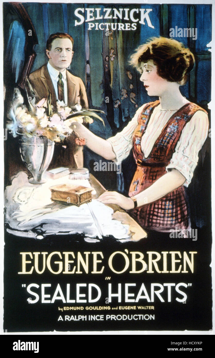 SEALED HEARTS, US poster, from left: Eugene O'Brien, Lucille Lee ...