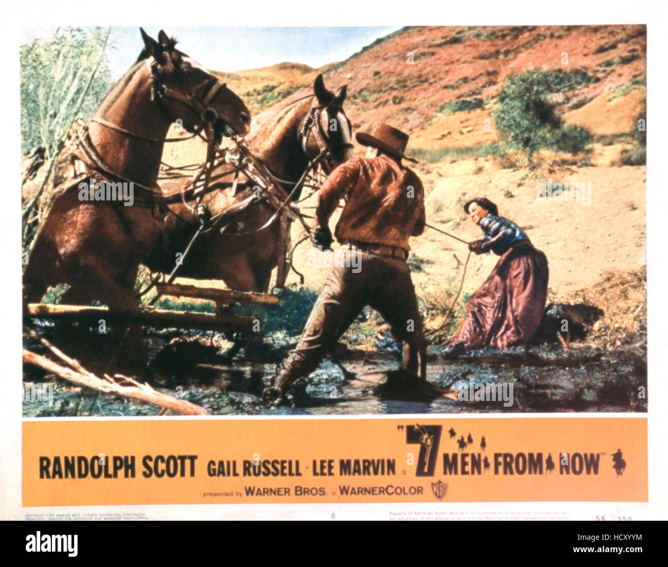 SEVEN MEN FROM NOW, (aka 7 MEN FROM NOW), from left: Walter Reed, Gail ...