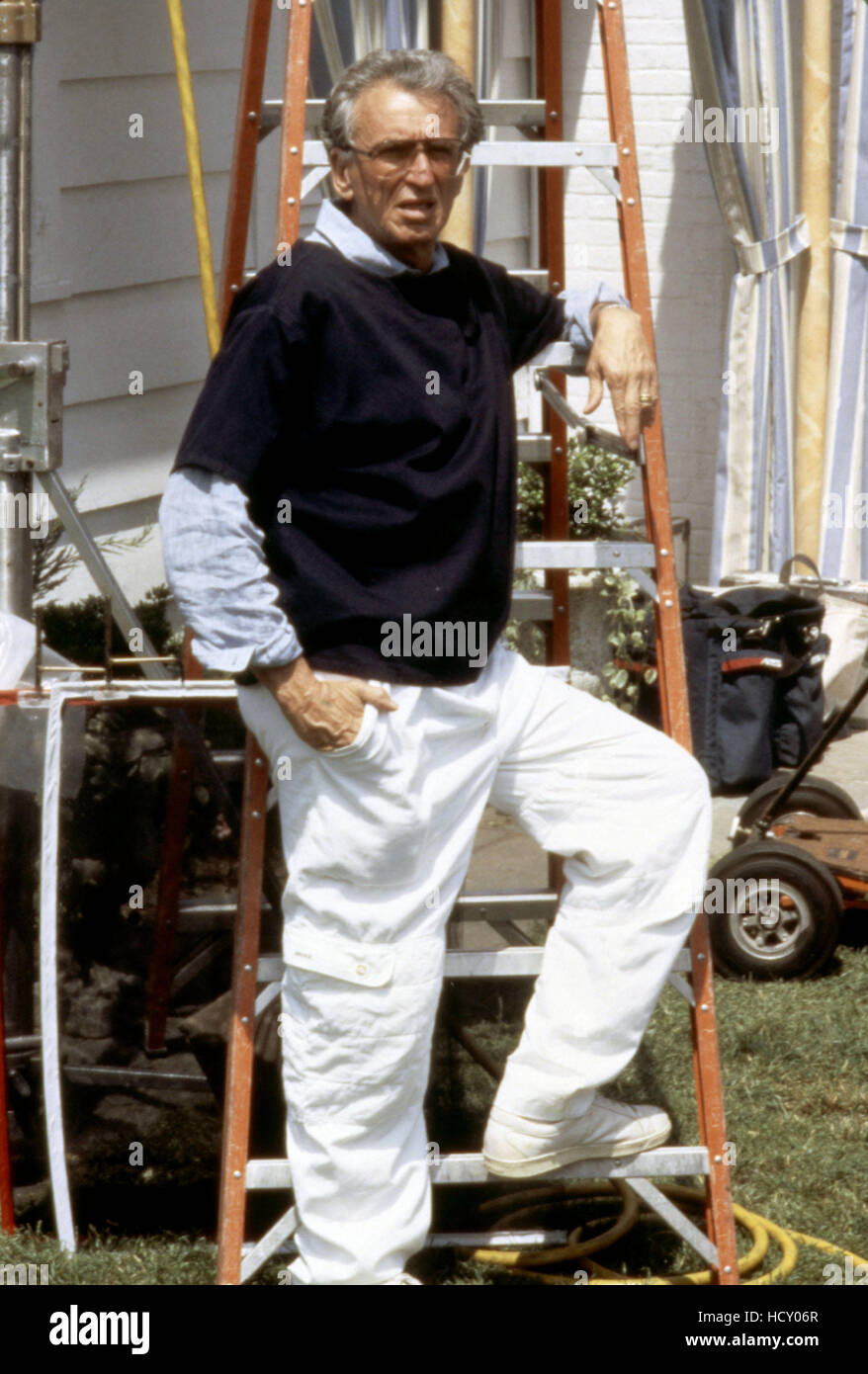 THE SECRET OF MY SUCCESS, director Herbert Ross, on set, 1987 ...