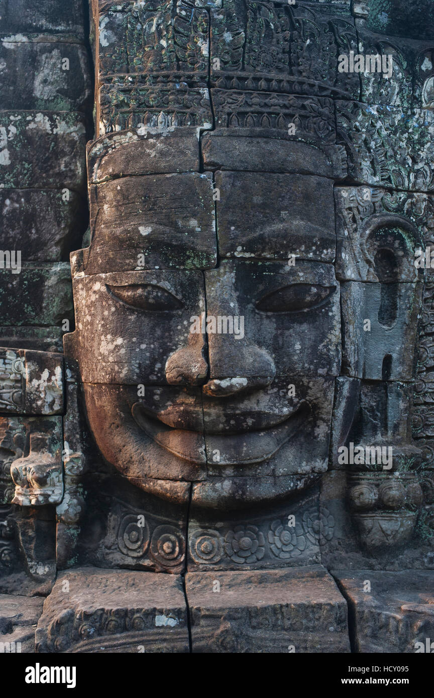 Khmer temple faces hi-res stock photography and images - Alamy