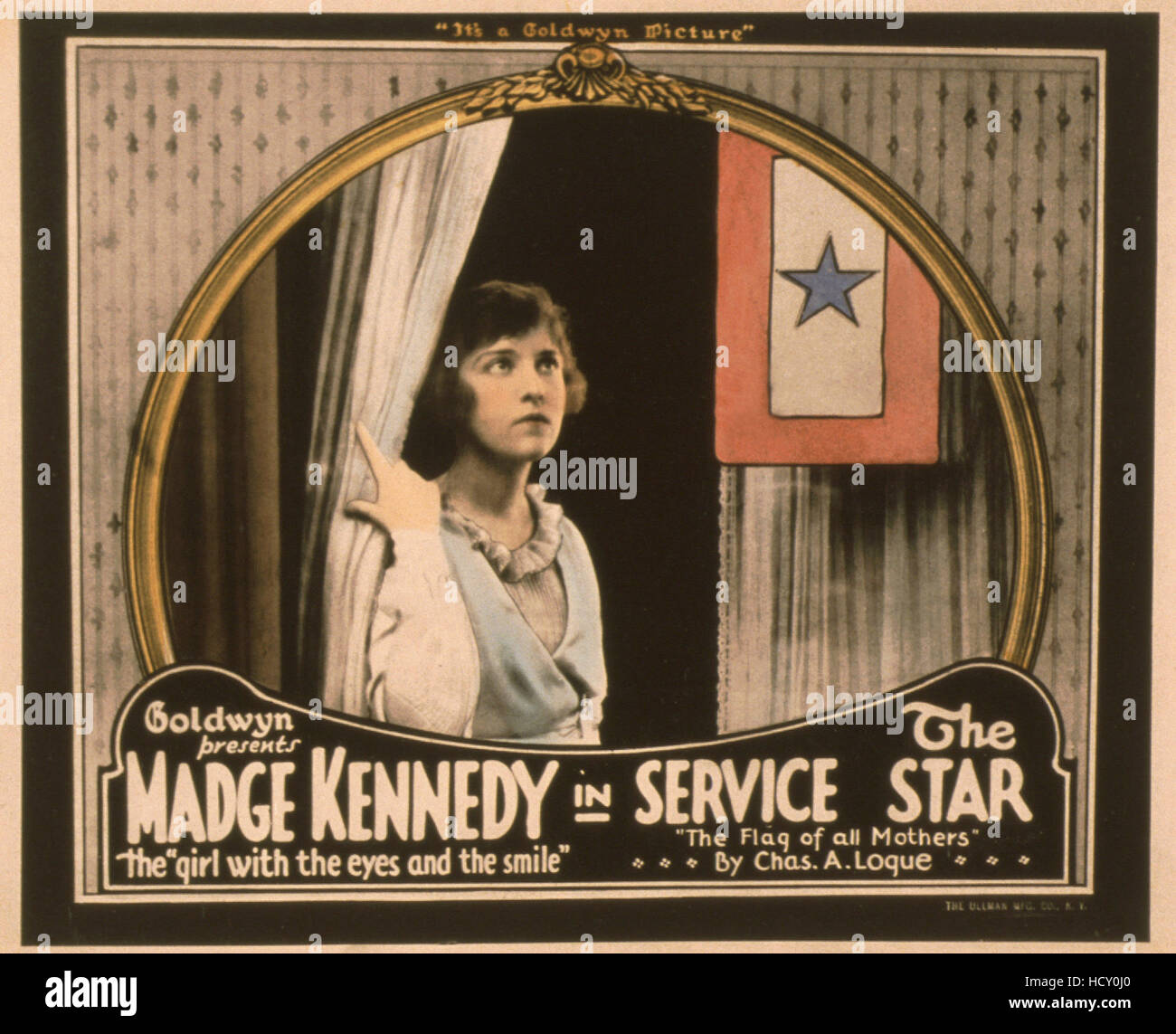 THE SERVICE STAR, US lobbycard, Madge Kennedy, 1918 Stock Photo - Alamy
