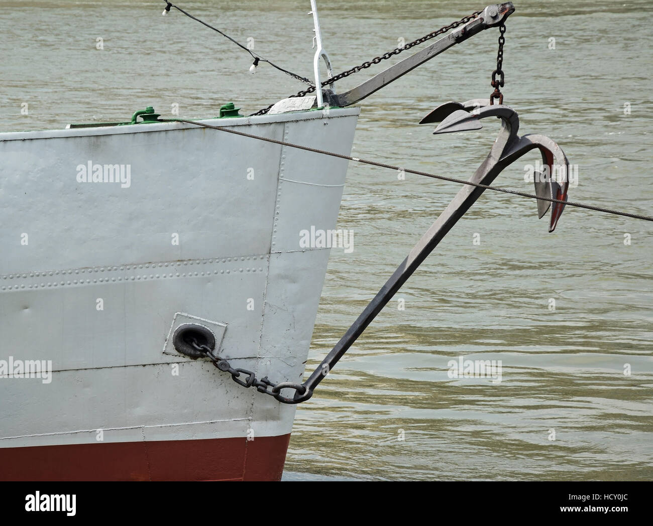 Anchor of a boat Stock Photo - Alamy