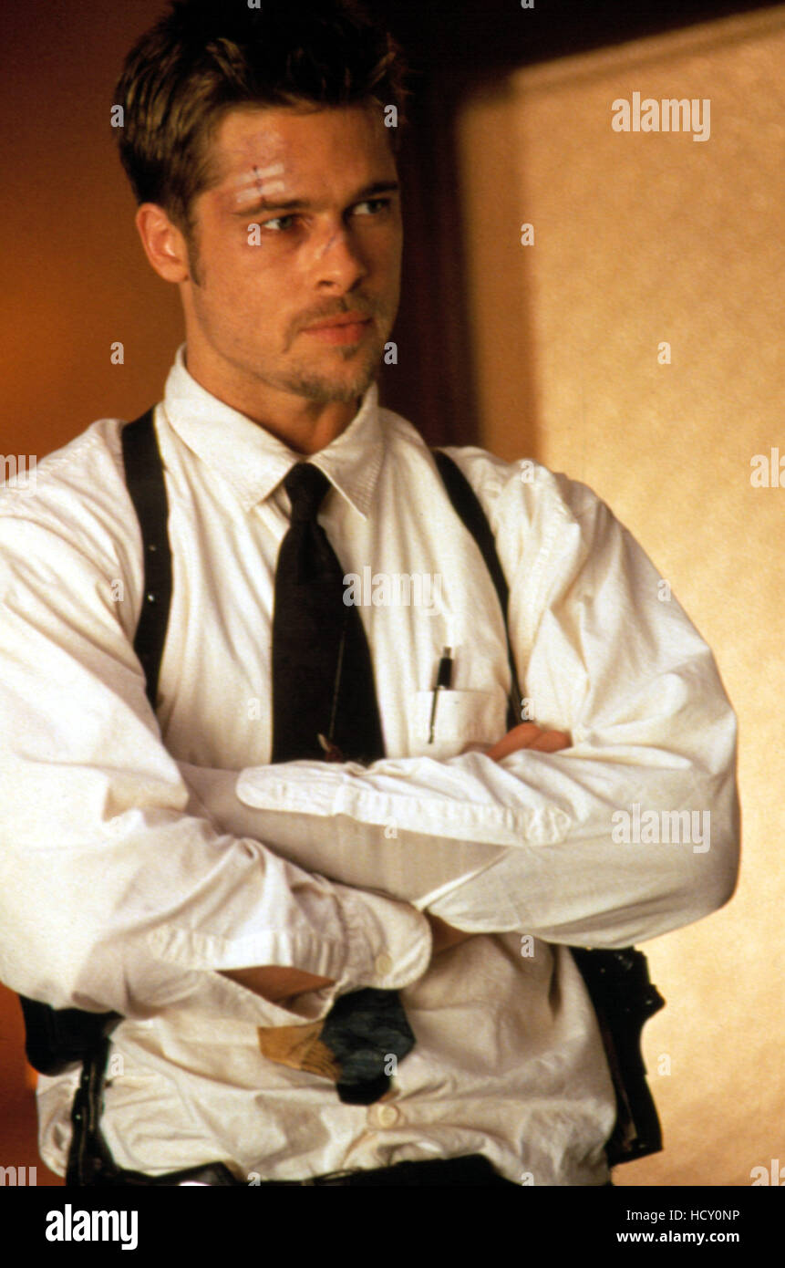 SEVEN,(aka SE7EN), Brad Pitt, 1995 Stock Photo - Alamy