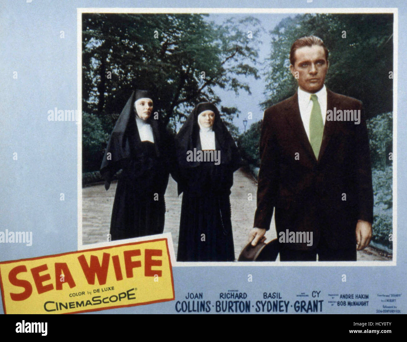SEA WIFE, Joan Collins, Beatrice Varley, Richard Burton, 1957, ©20th ...
