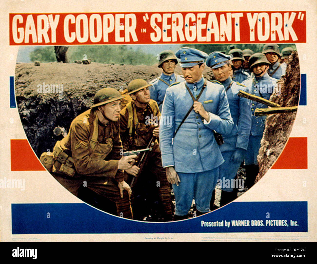 SERGEANT YORK, Gary Cooper, 1941 Stock Photo - Alamy