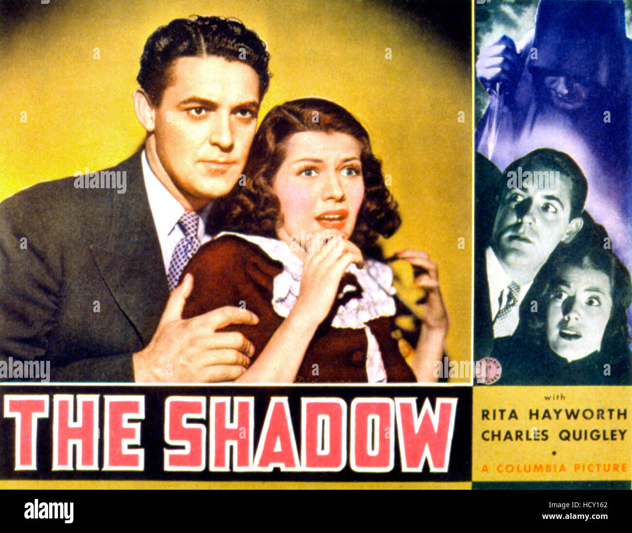 THE SHADOW, Charles Quigley, Rita Hayworth, Poster Art, 1937 Stock Photo - Alamy