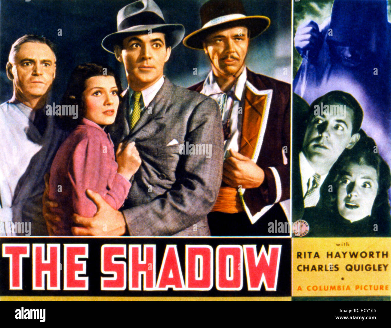 THE SHADOW, Charles Quigley, Rita Hayworth, Poster Art, 1937 Stock ...