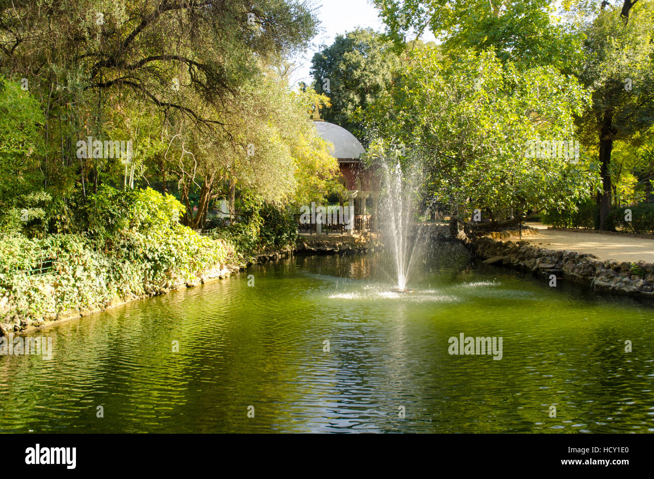 The Park Maria Luisa, in Seville, Spain Stock Photo - Alamy