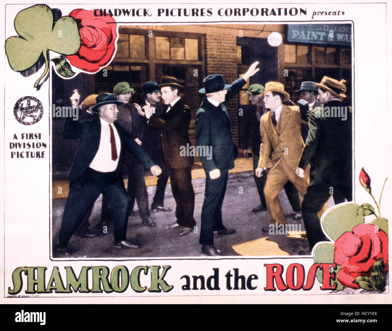 SHAMROCK AND THE ROSE, lobbycard, 1927 Stock Photo - Alamy