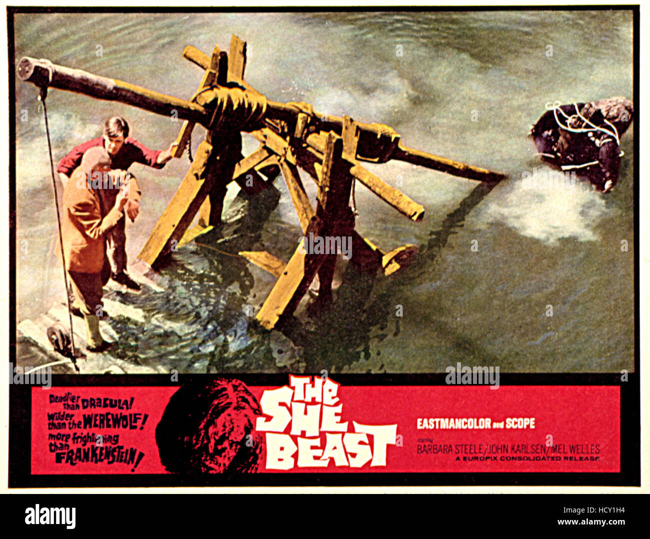 SHE BEAST, John Karlsen, Ian Ogilvy, 1966 Stock Photo - Alamy