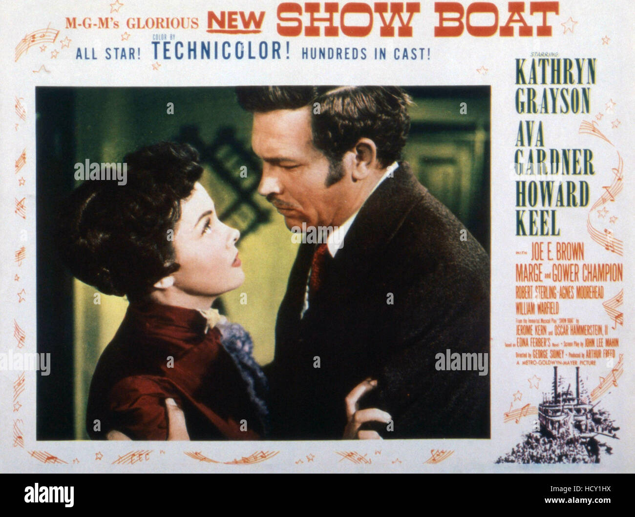 SHOW BOAT, Kathryn Grayson, Howard Keel, 1951 Stock Photo - Alamy