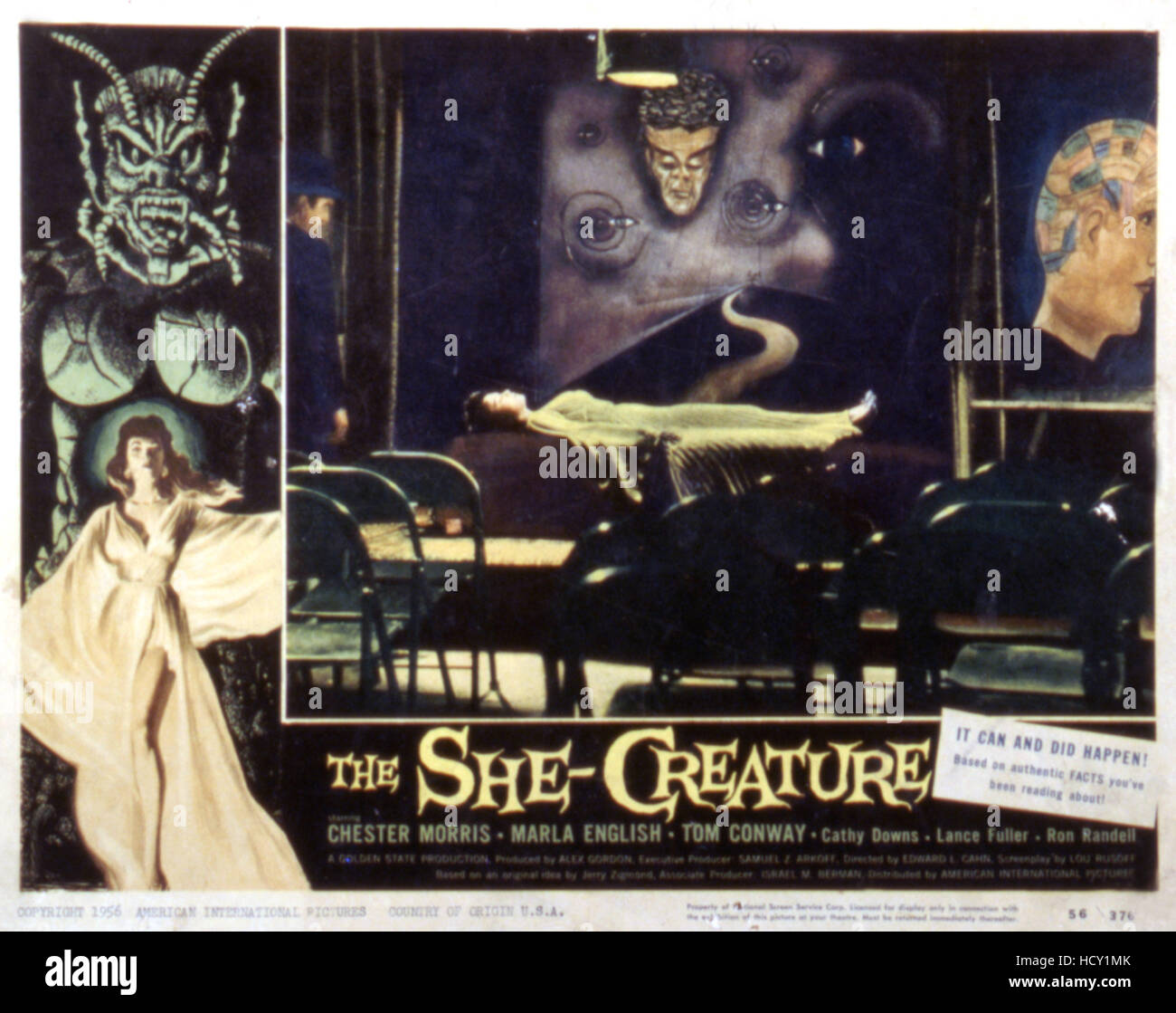 THE SHE-CREATURE, US lobbycard, Marla English, 1956 Stock Photo - Alamy