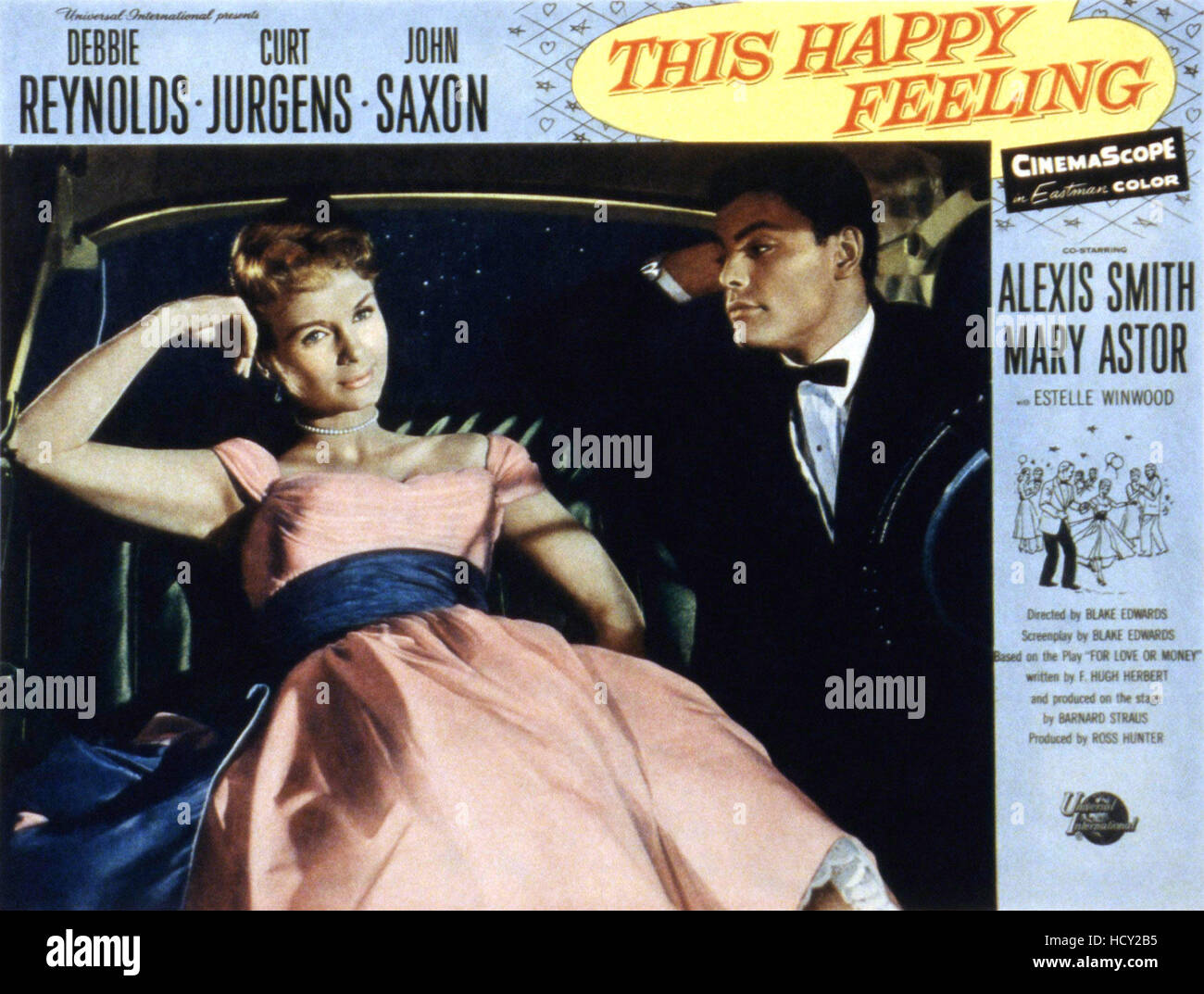 THIS HAPPY FEELING, Debbie Reynolds, John Saxon, 1958 Stock Photo - Alamy
