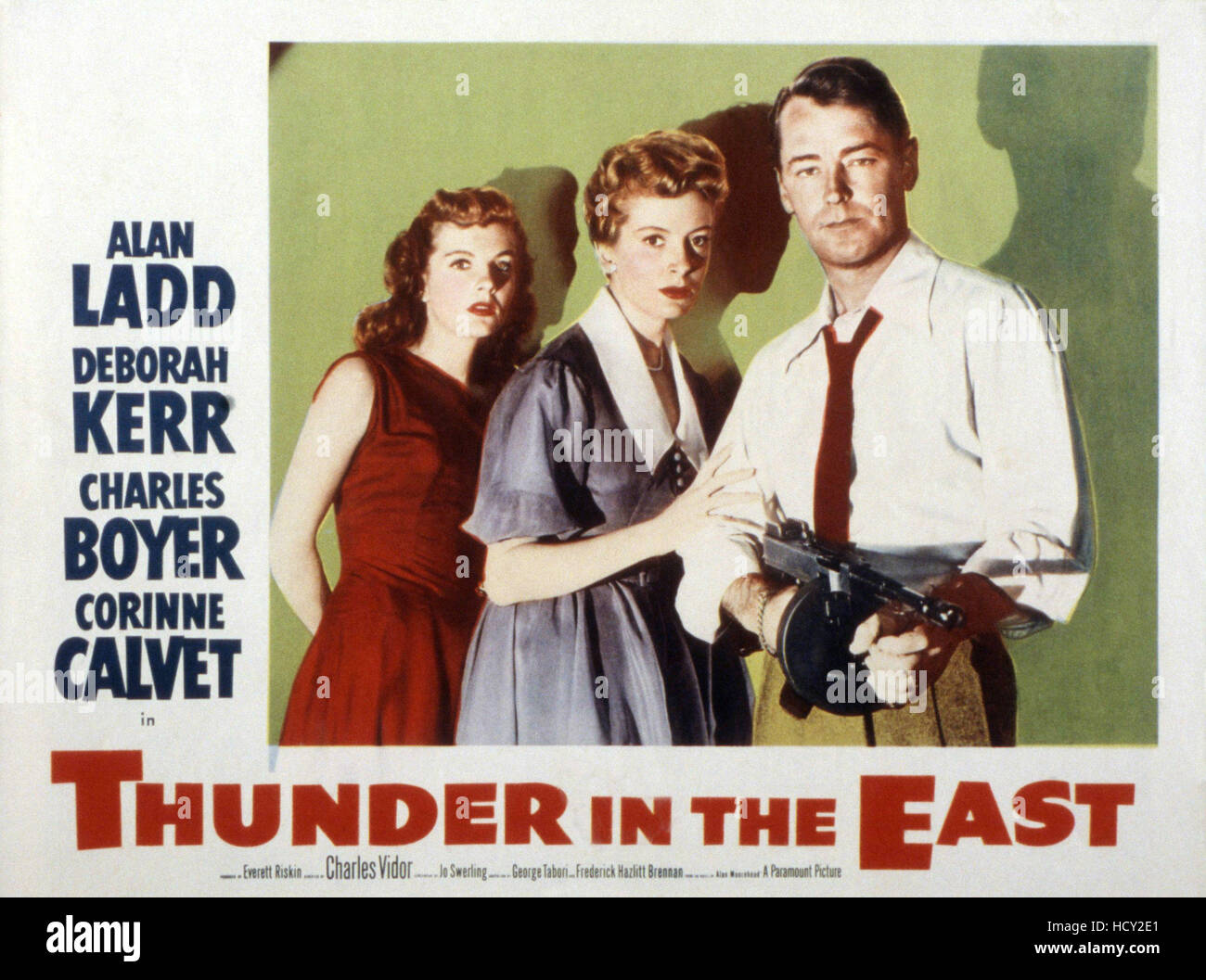 THUNDER IN THE EAST, Corinne Calvet, Deborah Kerr, Alan Ladd, 1952 ...