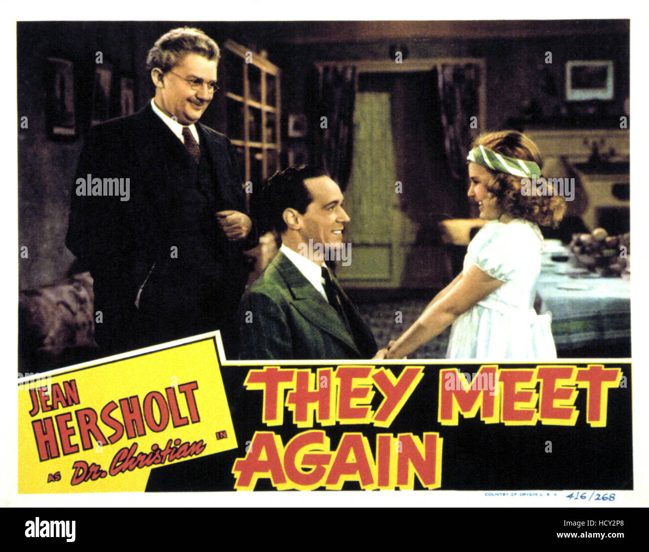 THEY MEET AGAIN, Jean Hersholt, Barton Yarborough, Anne Bennett, 1941 ...