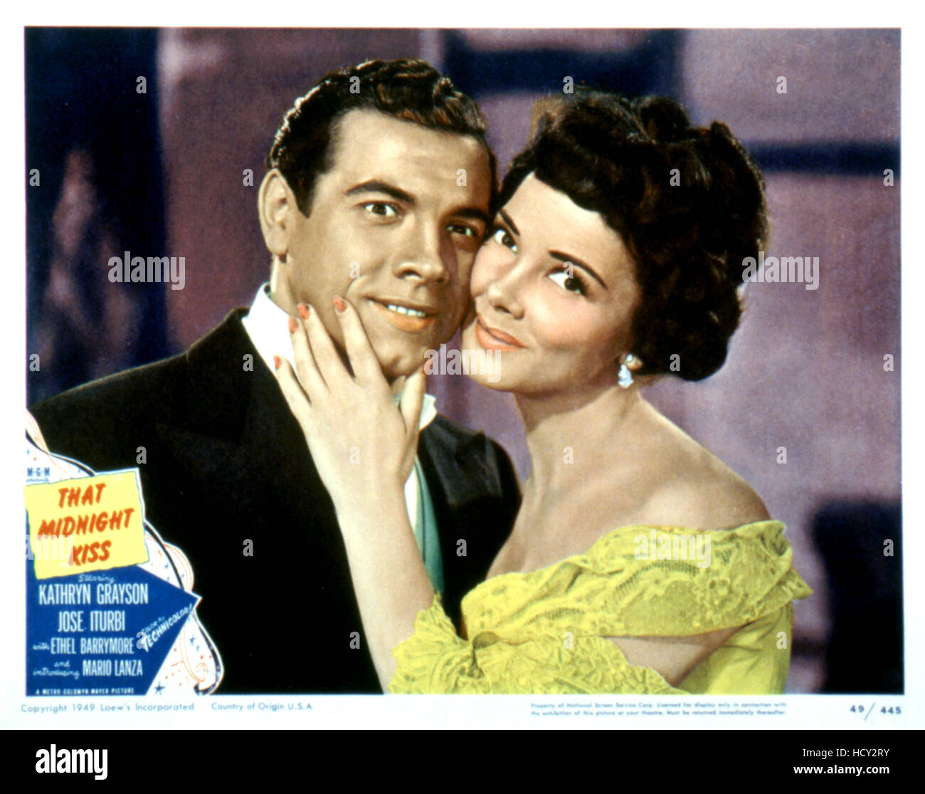 THAT MIDNIGHT KISS, Mario Lanza, Kathryn Grayson, 1949 Stock Photo - Alamy