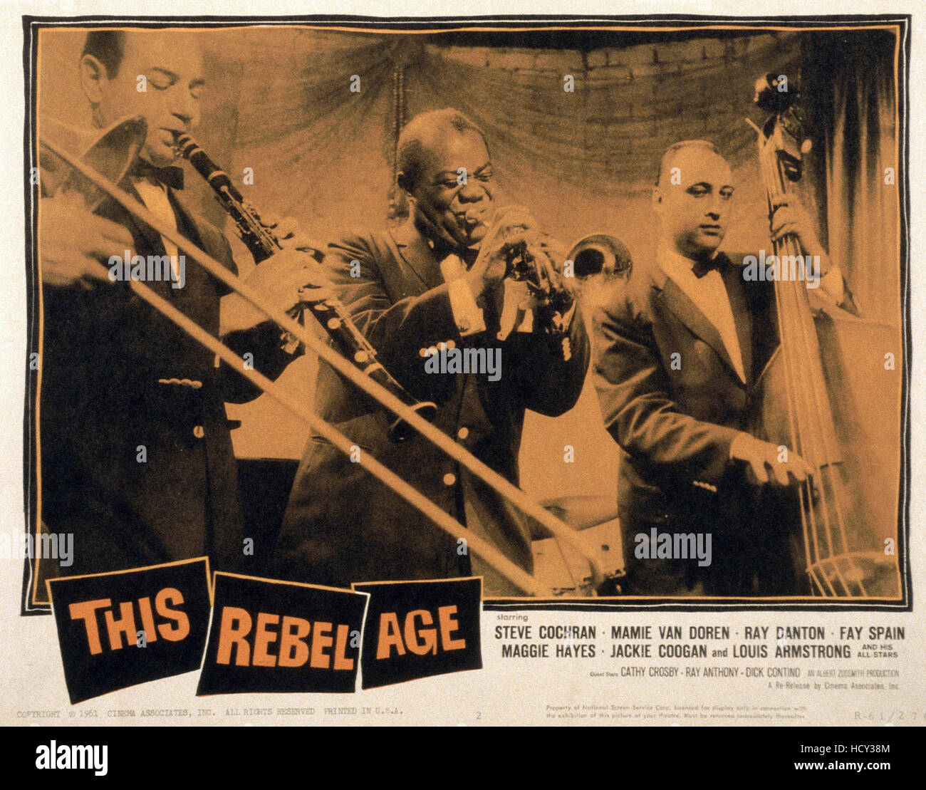 THIS REBEL AGE, (aka THE BEAT GENERATION), US lobbycard, Edmond Hall ...