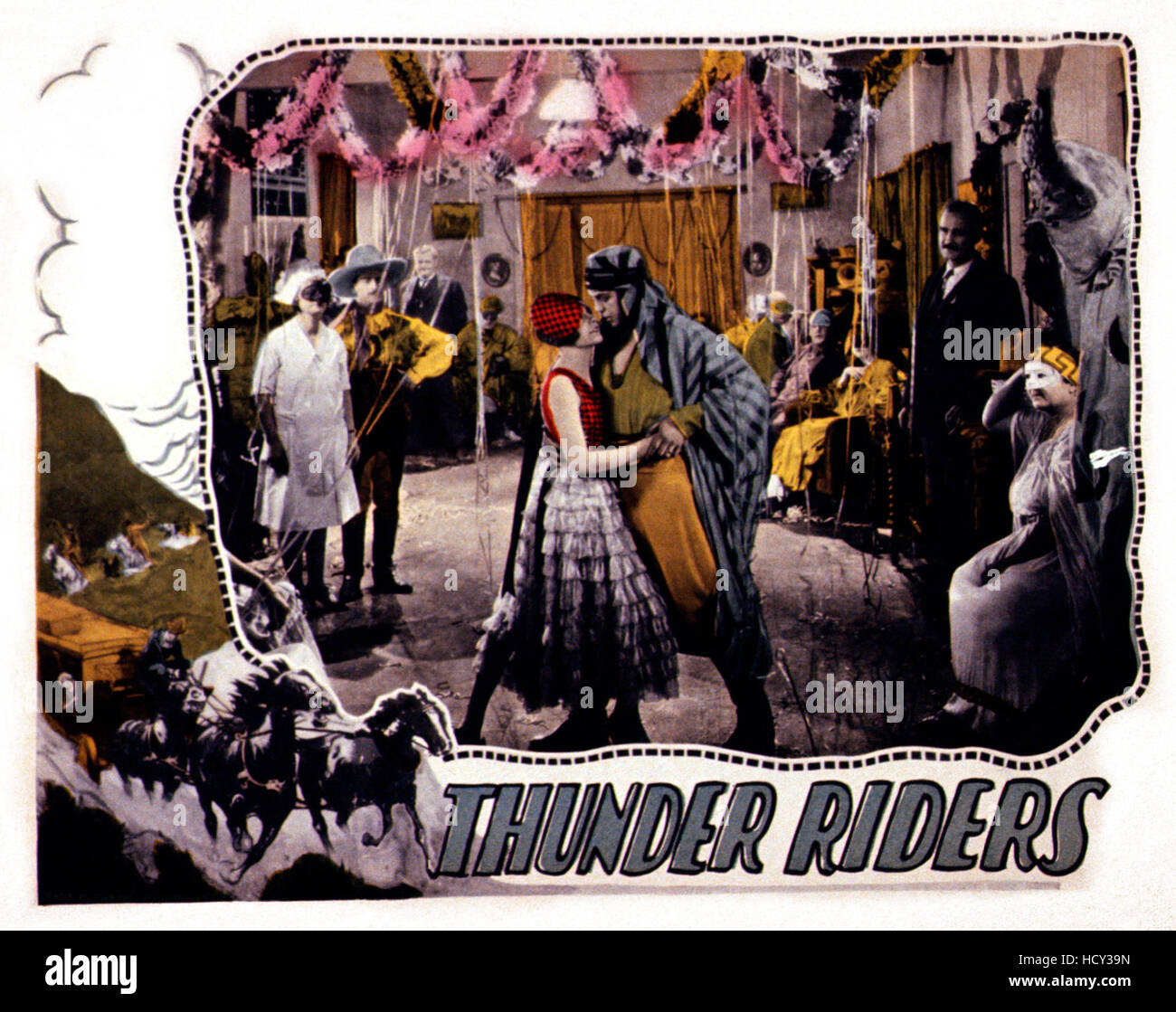 THUNDER RIDERS, US lobbycard, 1928 Stock Photo - Alamy