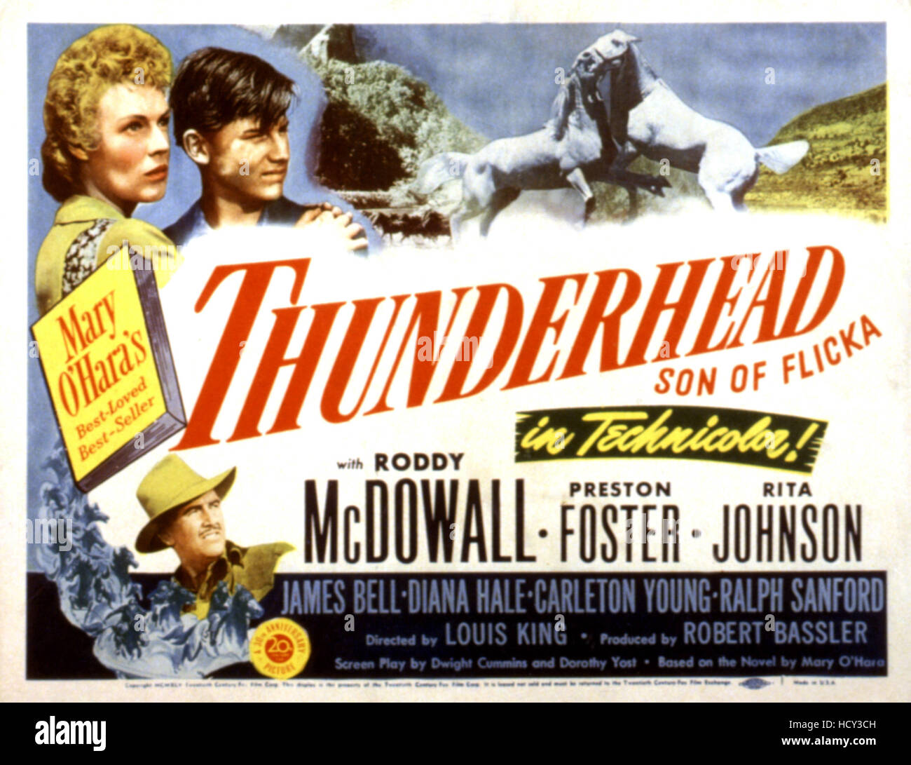 THUNDERHEAD, SON OF FLICKA, Rita Johnson, Preston Foster, Roddy ...