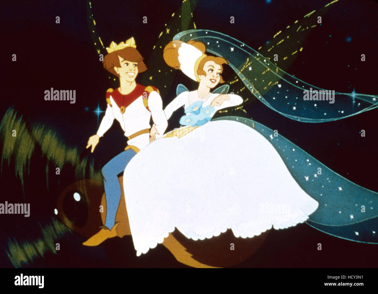 THUMBELINA, from left: Prince Cornelius, Thumbelina, 1994, © Warner ...