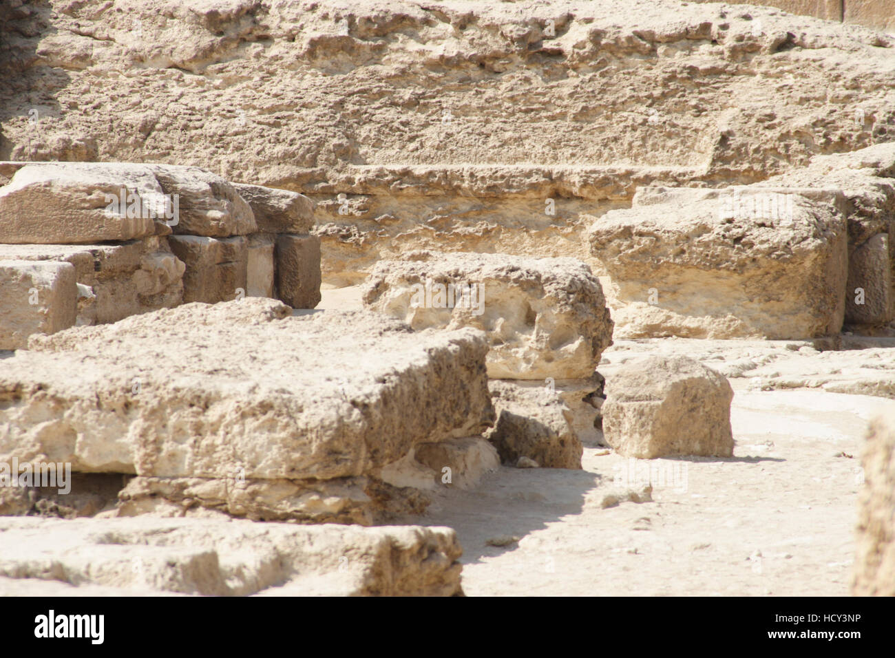 Rocks and stone from the Pyramids, Giza, Egypt Stock Photo - Alamy