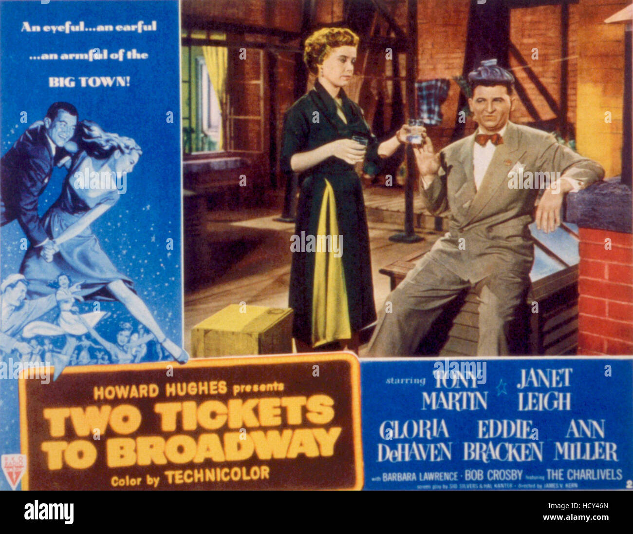 TWO TICKETS TO BROADWAY, Gloria DeHaven, Eddie Bracken, 1951 Stock Photo - Alamy