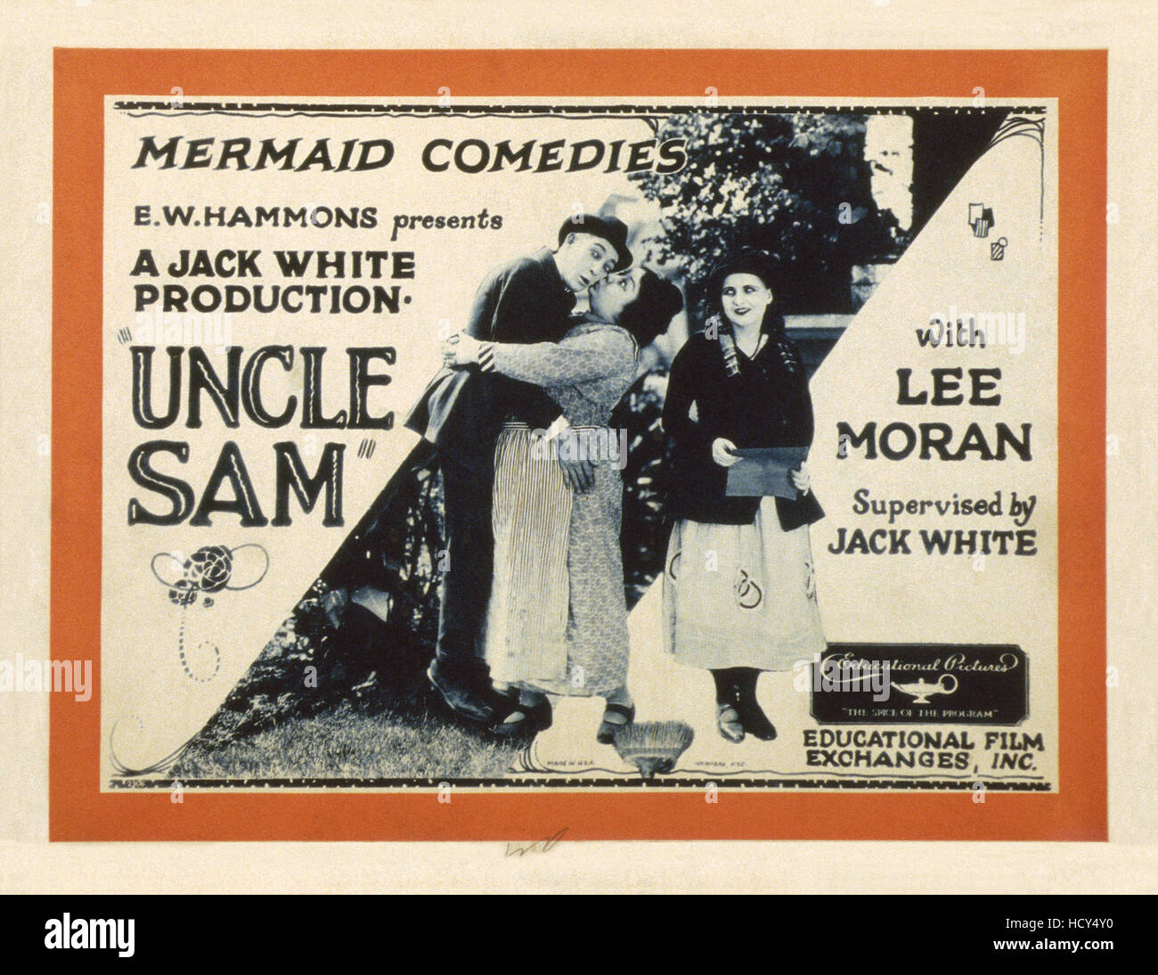 UNCLE SAM, US lobbycard, Lee Moran (left), 1923 Stock Photo - Alamy