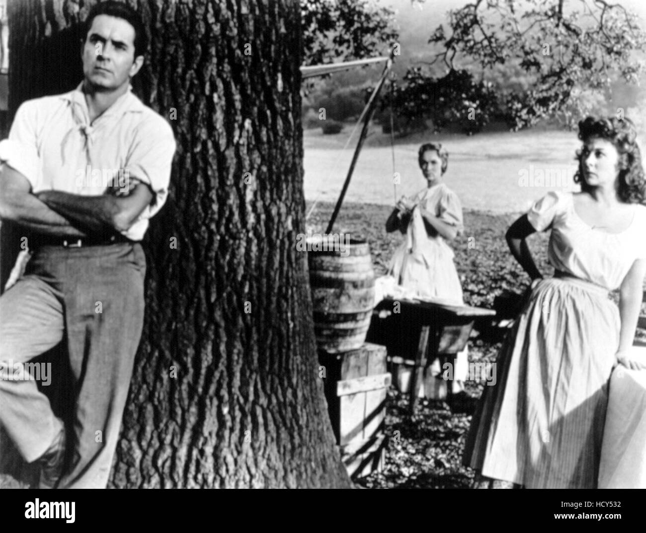 UNTAMED, Tyrone Power, Agnes Moorehead, Susan Hayward, 1955, TM and ...
