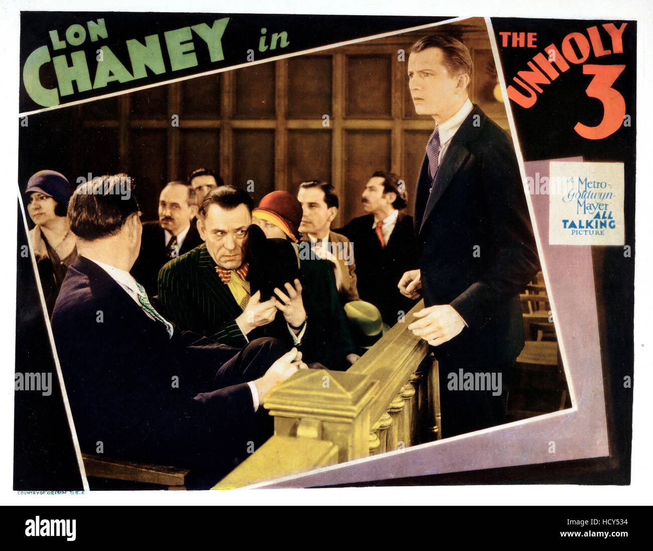 THE UNHOLY THREE, Lon Chaney, Elliott Nugent, 1930 Stock Photo - Alamy