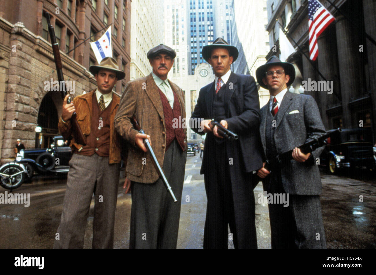 THE UNTOUCHABLES, Andy Garcia, Sean Connery, Kevin Costner, Charles ...