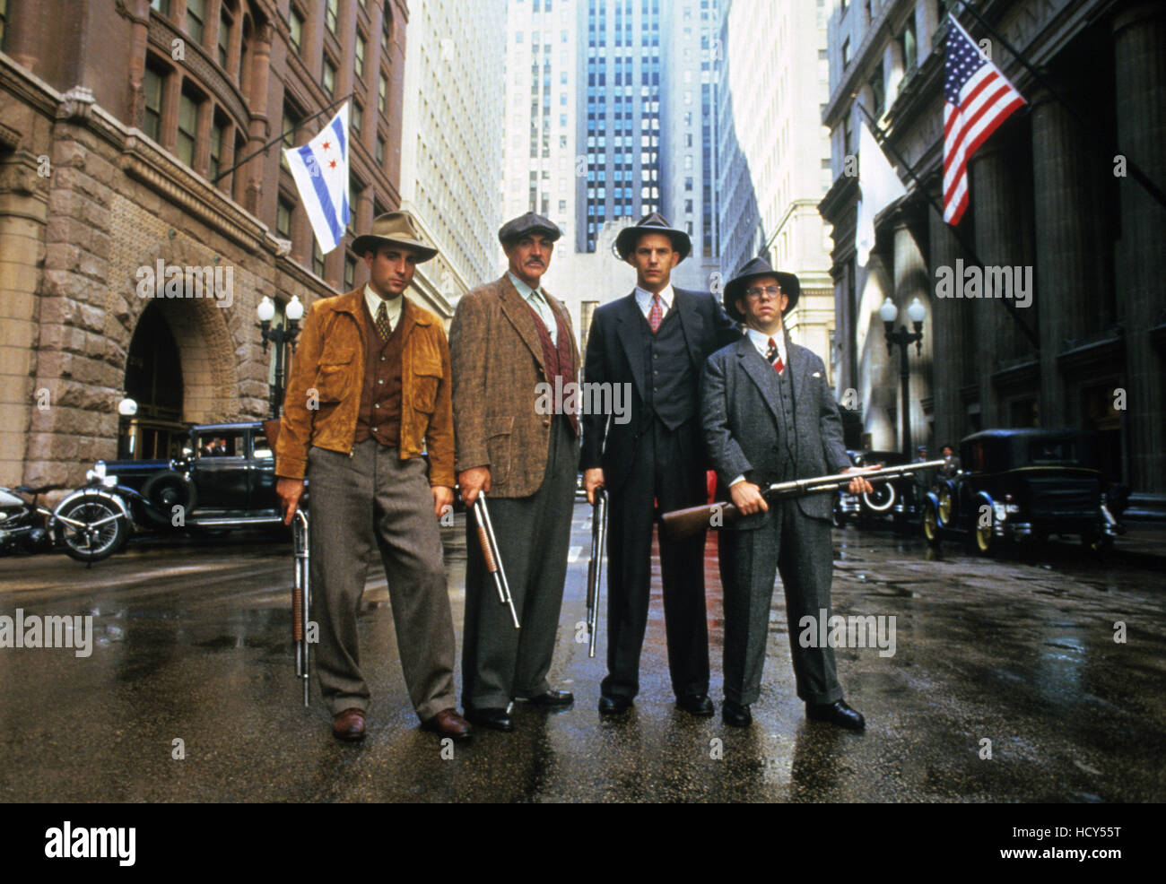 THE UNTOUCHABLES, Andy Garcia, Sean Connery, Kevin Costner, Charles ...