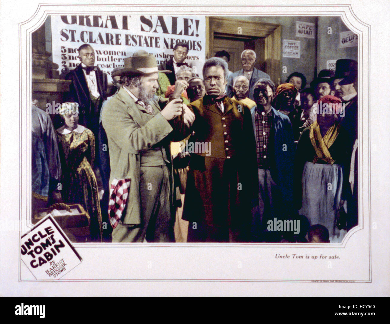 UNCLE TOM'S CABIN, George Siegmann, James B. Lowe, lobby card, poster ...