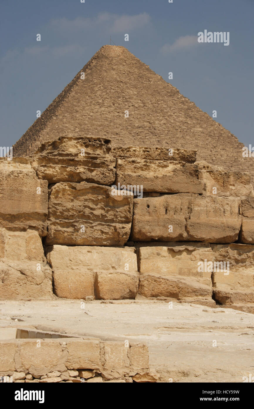 Pyramid area, Giza, Egypt Stock Photo - Alamy