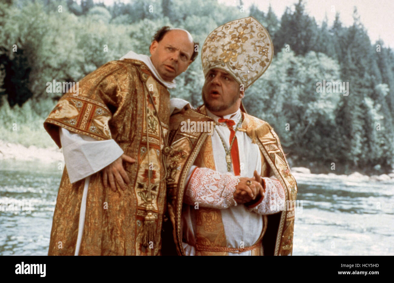 WE'RE NO ANGELS, Wallace Shawn (l.), 1989, (c)Paramount/courtesy ...
