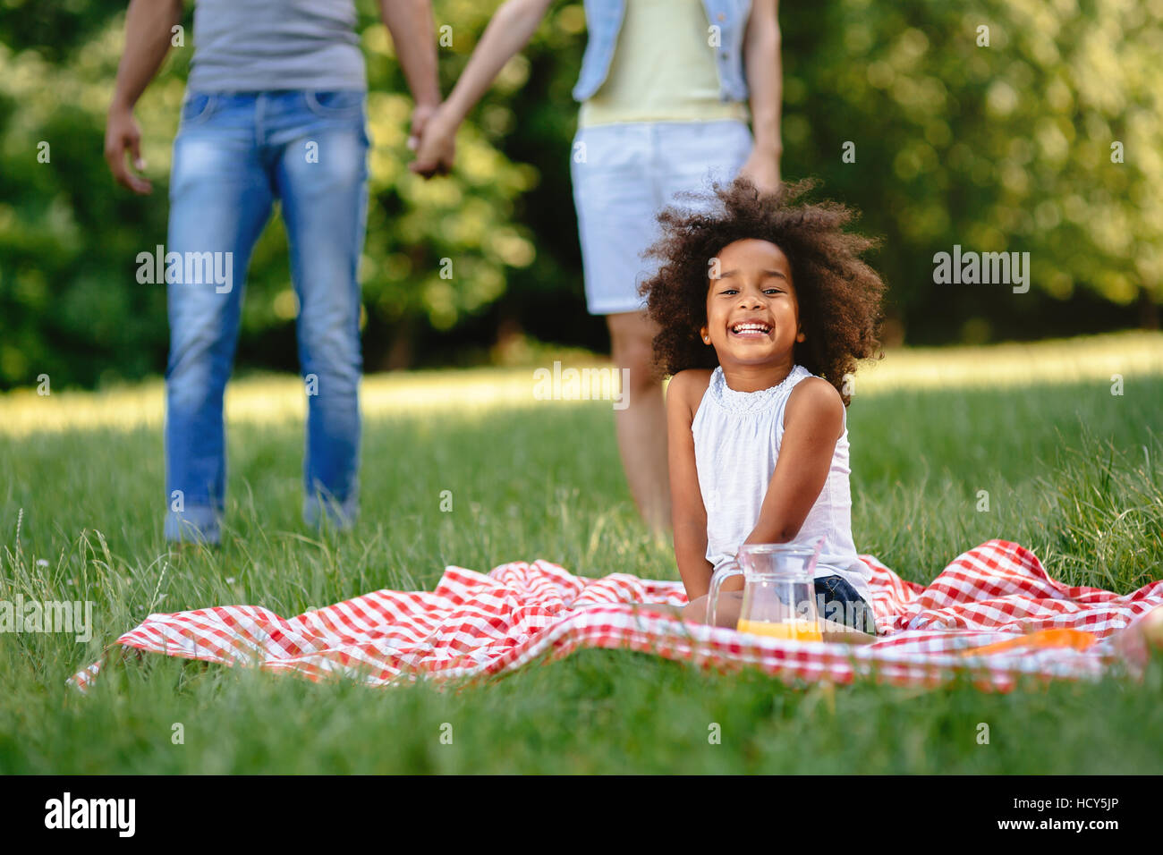 Happy child growing up in loving family Stock Photo - Alamy