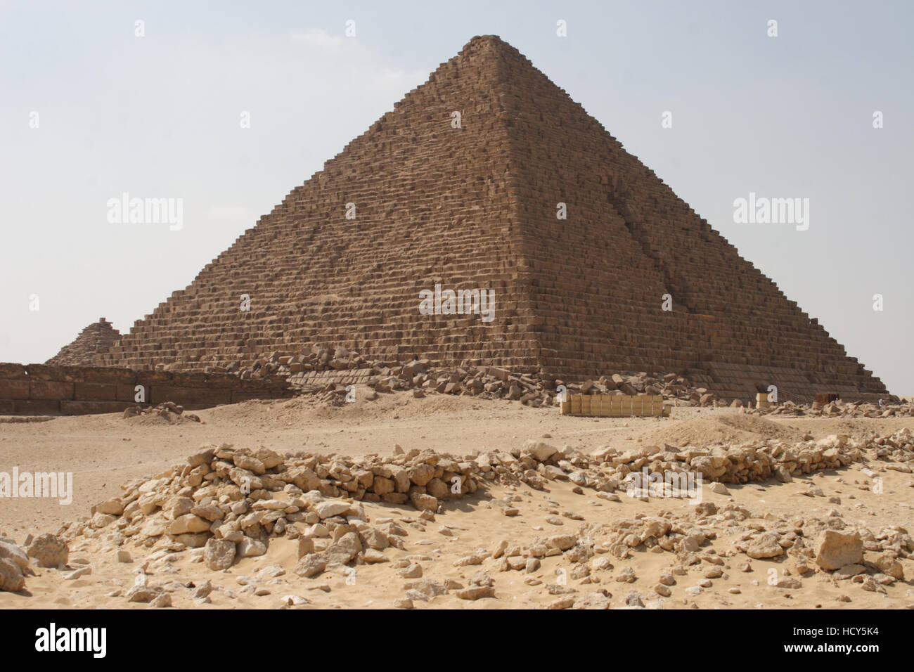 Pyramid area, Giza, Egypt Stock Photo - Alamy