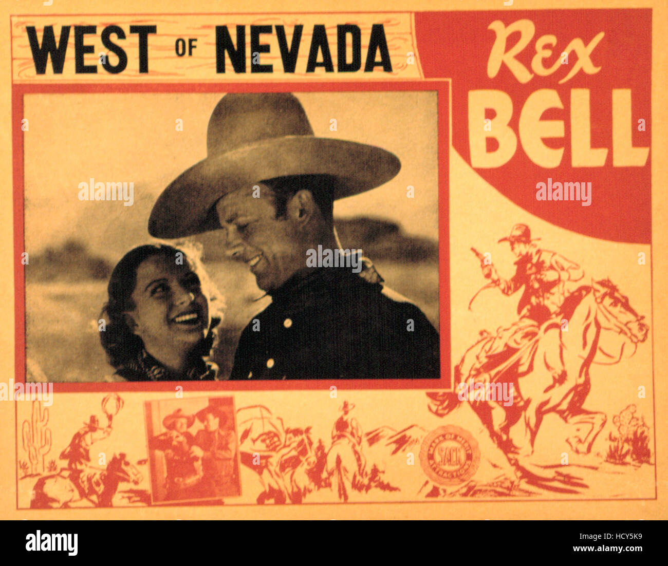 WEST OF NEVADA, Joan Barclay, Rex Bell, 1936 Stock Photo - Alamy