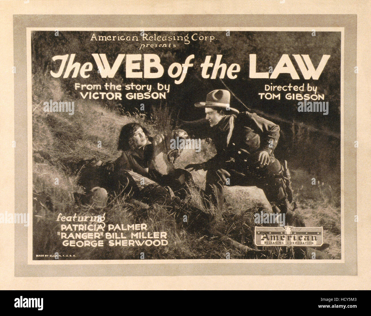 THE WEB OF THE LAW, US lobbycard, from left: Patricia Palmer, Ranger ...