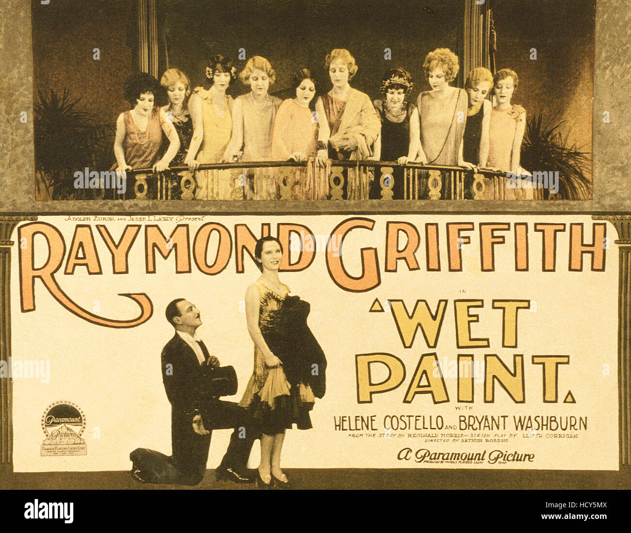 WET PAINT, US poster, bottom from left: Raymond Griffith, Helene ...