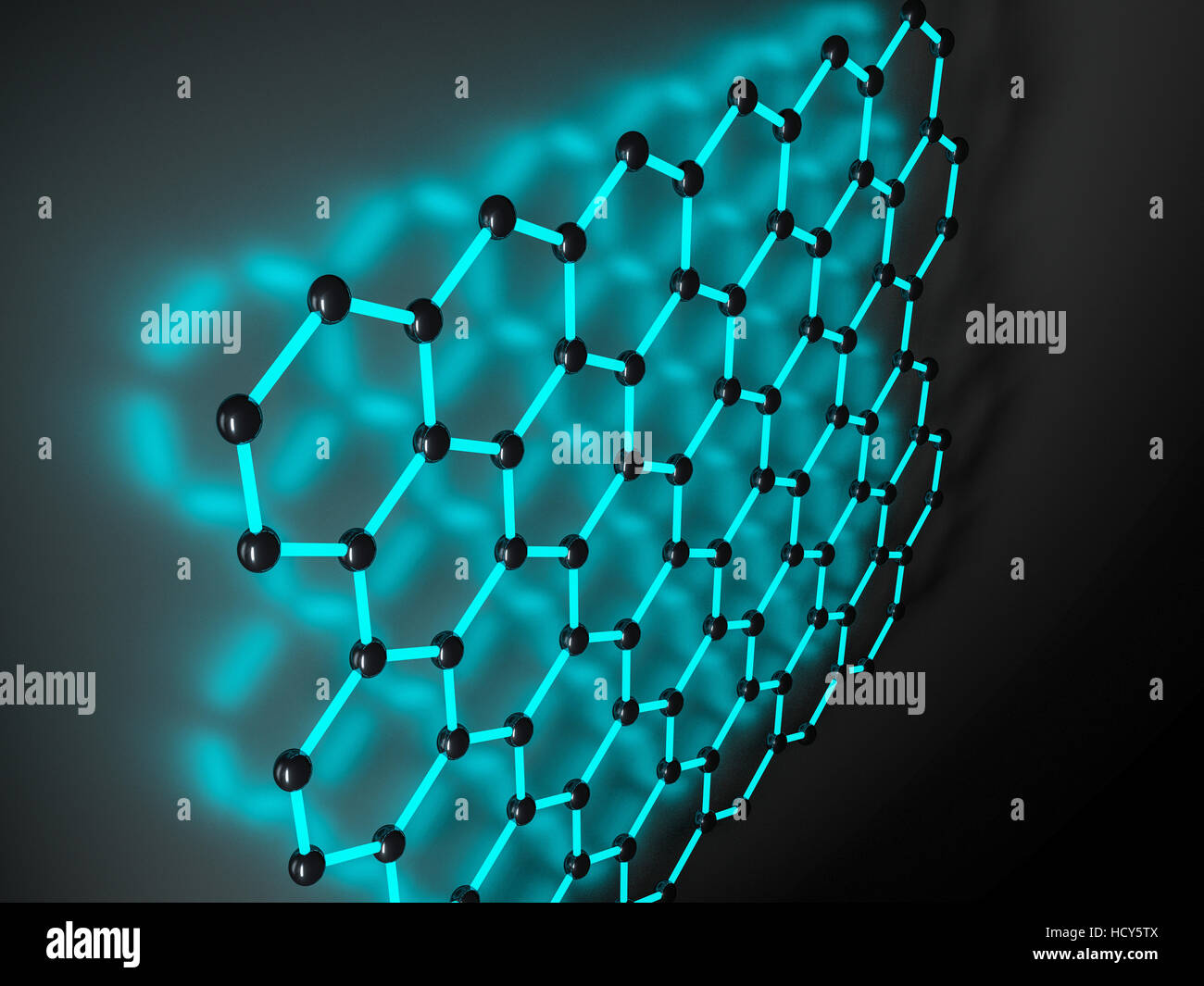 graphene, photo-realistic computer graphic Stock Photo - Alamy
